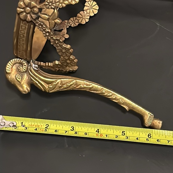 RAMS | Art | Rams Head Bras Stand With Crystal Bowl | Poshmark